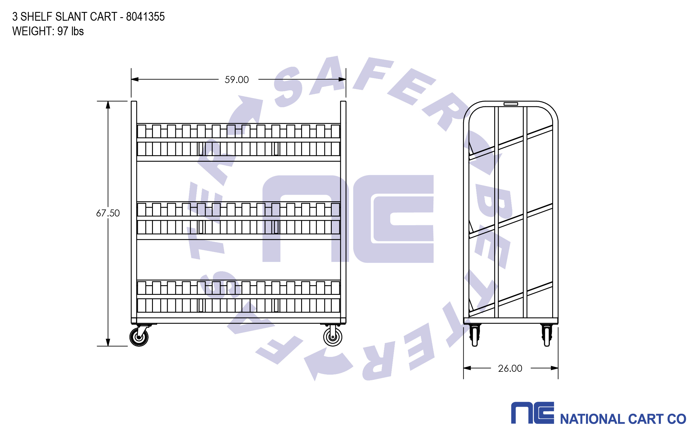 Slant Pick Carts | National Cart