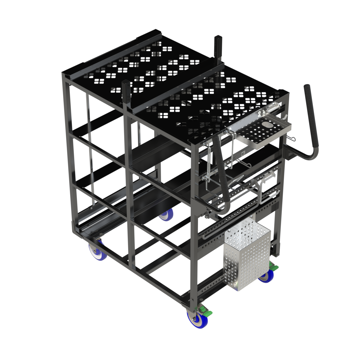 Steel Tote Pick Cart | National Cart